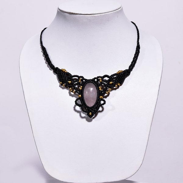 Macrame Necklace - Etsy