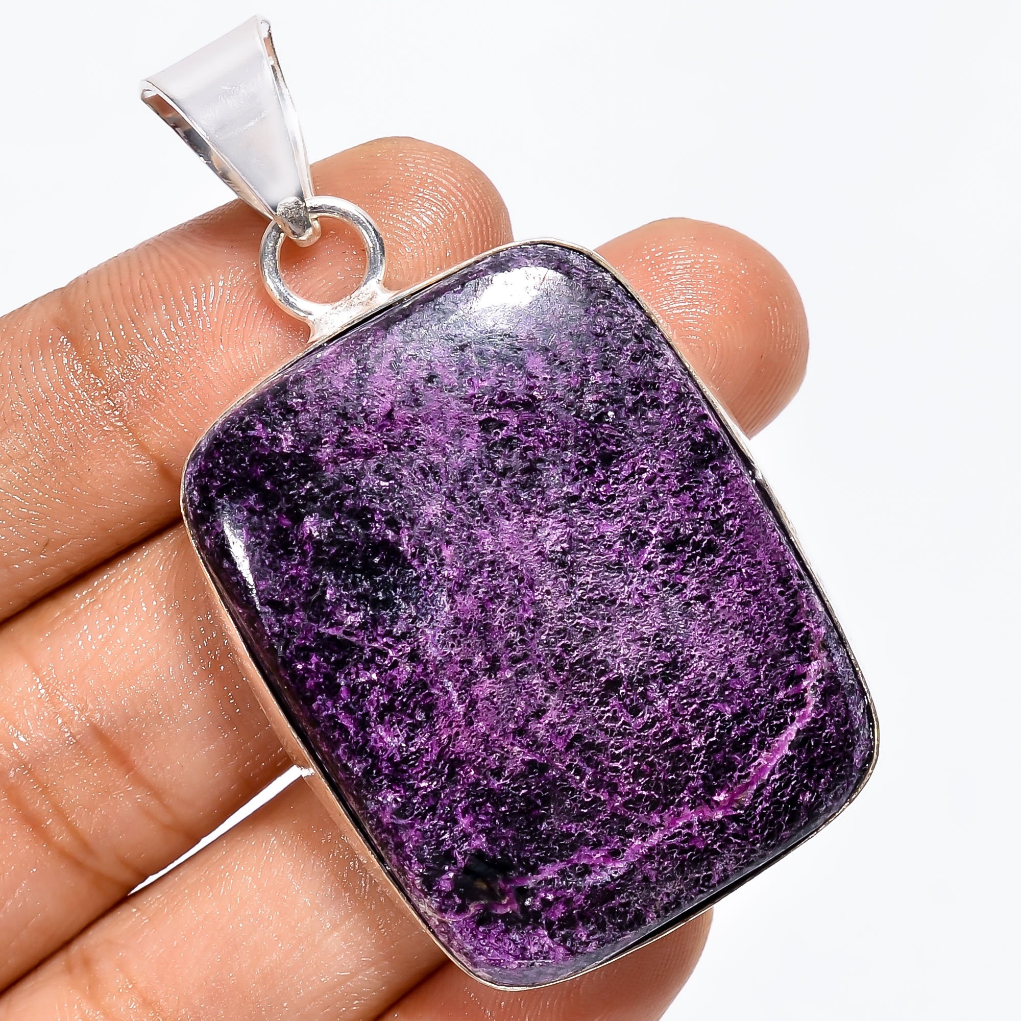 Sugilite Necklace - Etsy