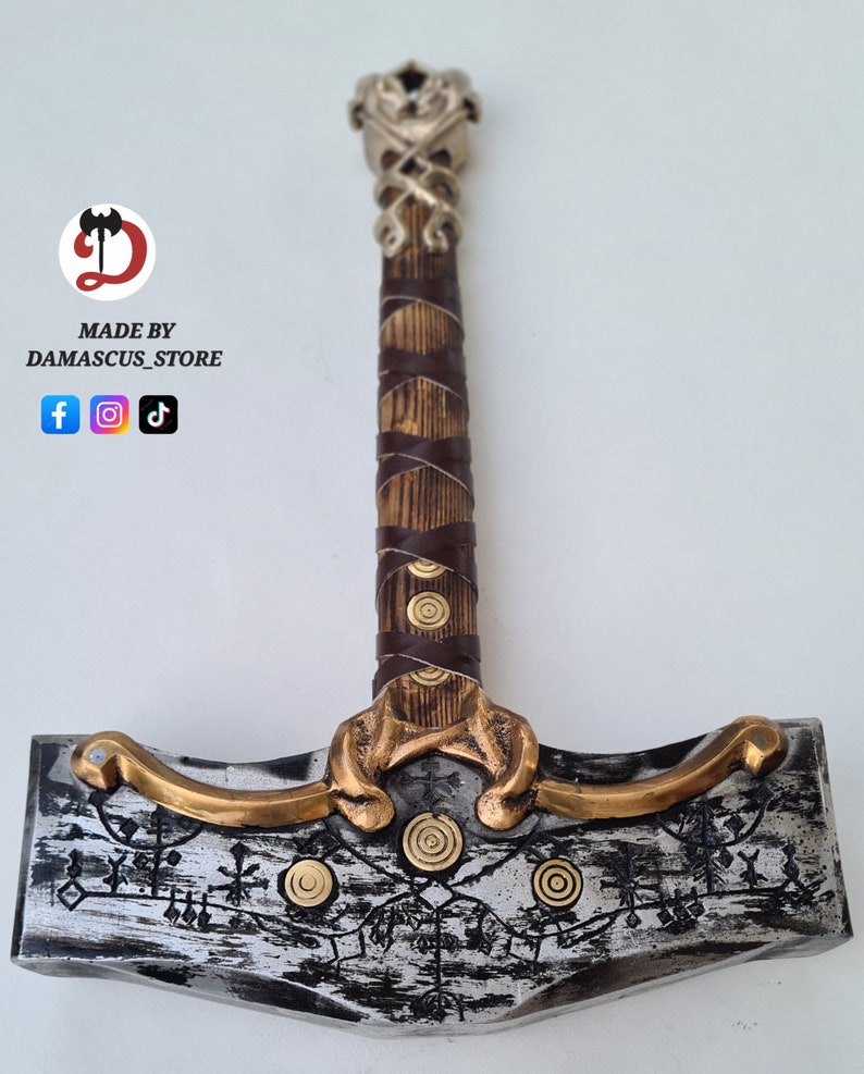 Mjolnir God of War Thor Hammer Norse Vikings Hammer of Thunder God of ...