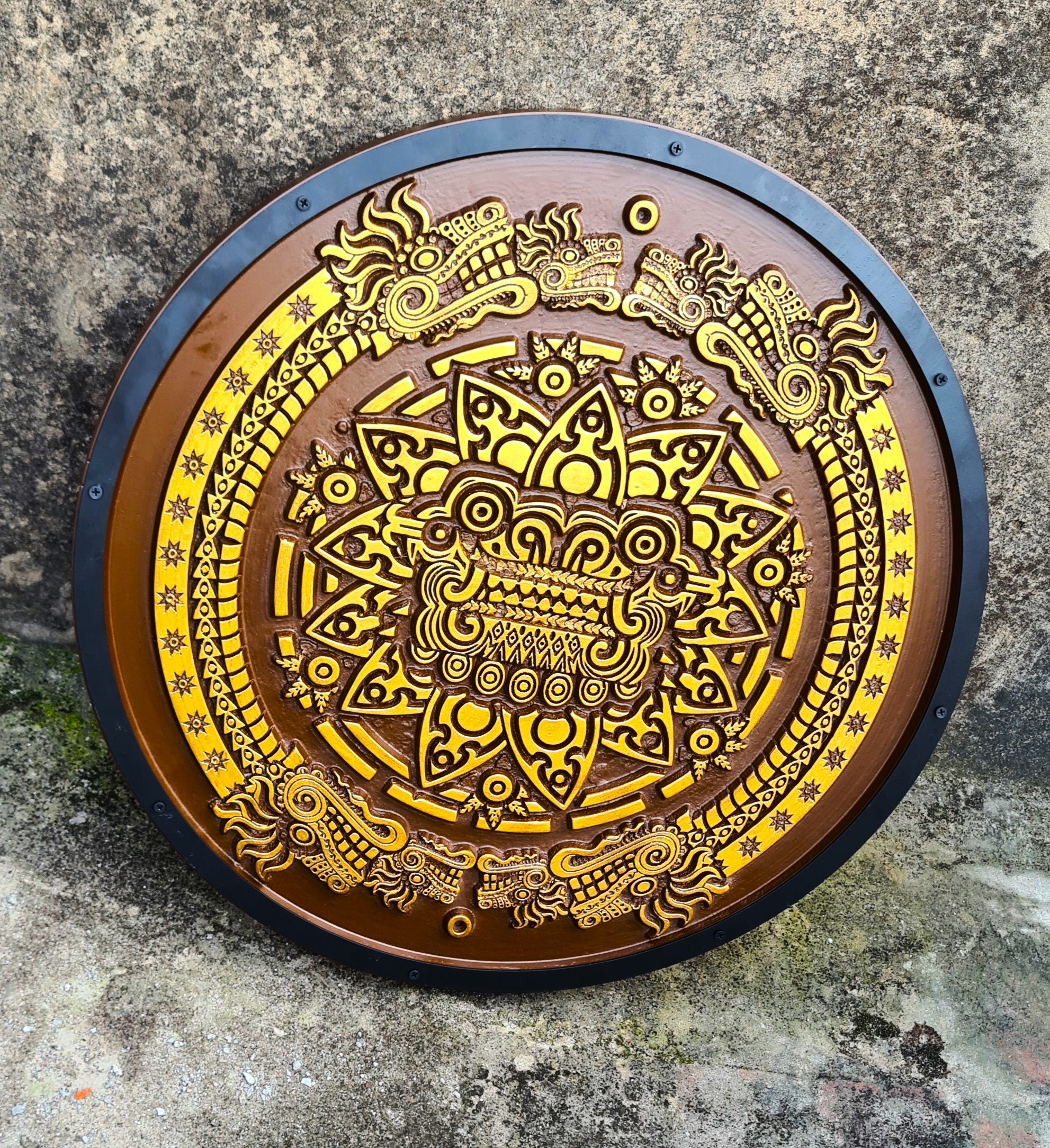 Custom Vikings Shields , Wooden Heavy Weight With Dragon Face - Etsy