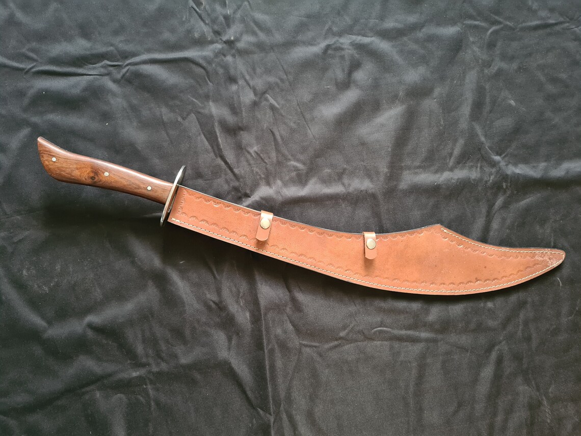 Custom Handmade Stainless Steel Sword With Leather Sheath - Etsy