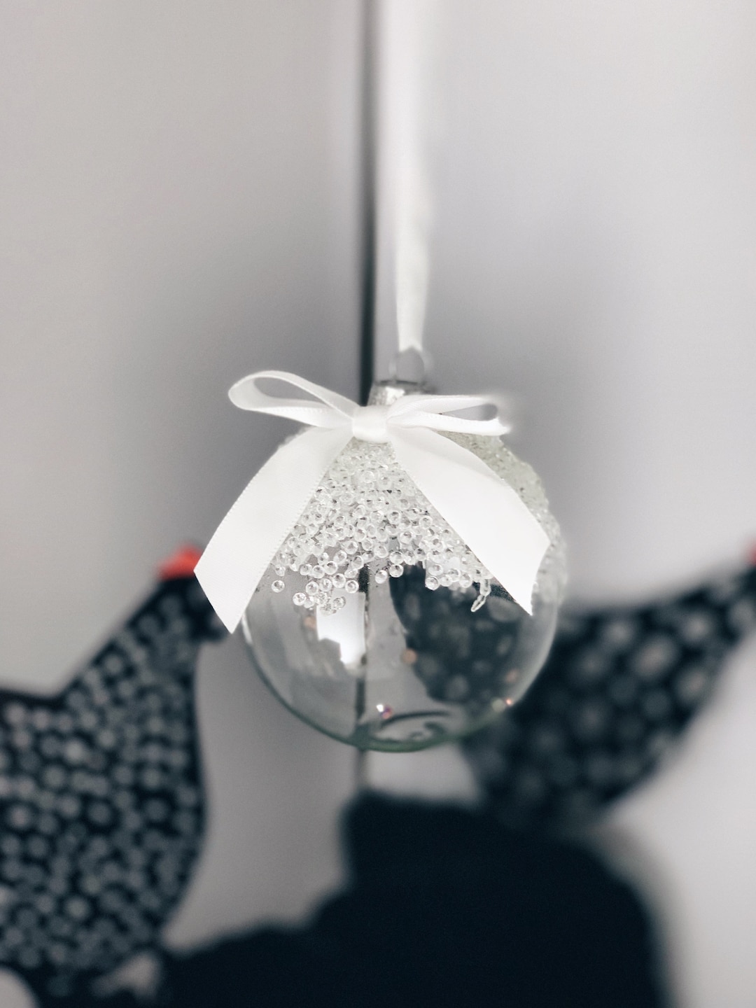 Rhinestone Chicken Chitons Ornaments - Etsy