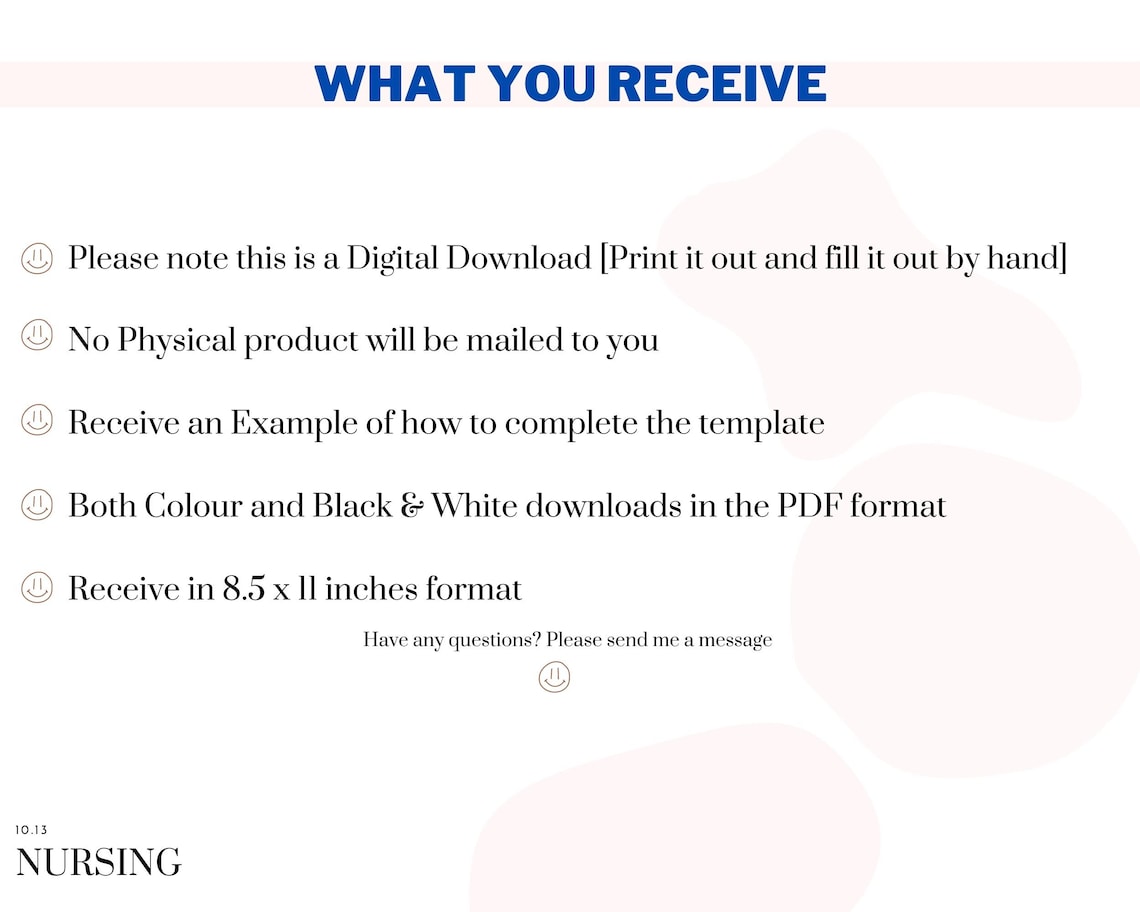 Nursing Handover Template, Bedside Handover Sheet, Clinical Nursing ...
