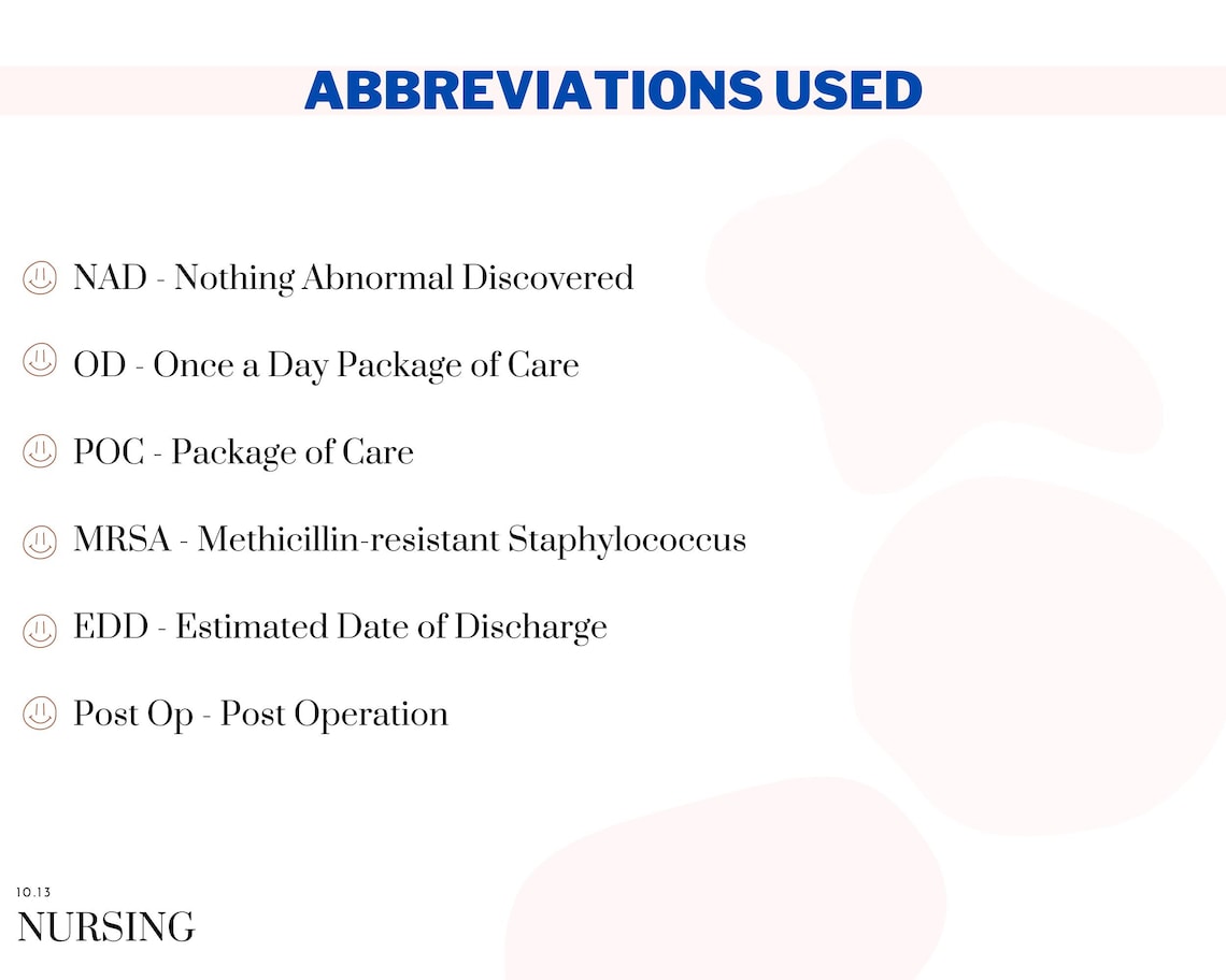 Nursing Handover Template, Bedside Handover Sheet, Clinical Nursing ...