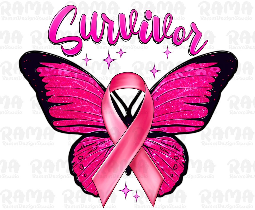 Survivor Cancer Butterfly Png, Cancer Butterfly Png, Breast Cancer Png ...