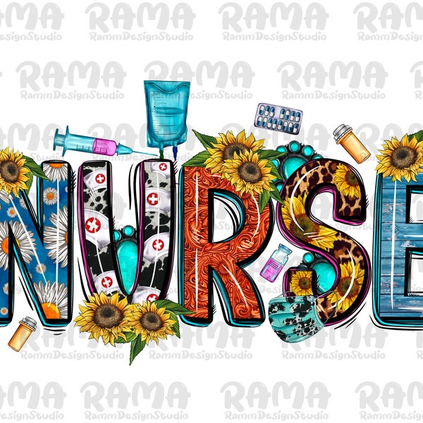 Nurse Sublimation Designs Downloads - Etsy