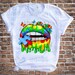 Autism Dripping Lips Png Sublimation Design, Autism Lips Png, Autism ...