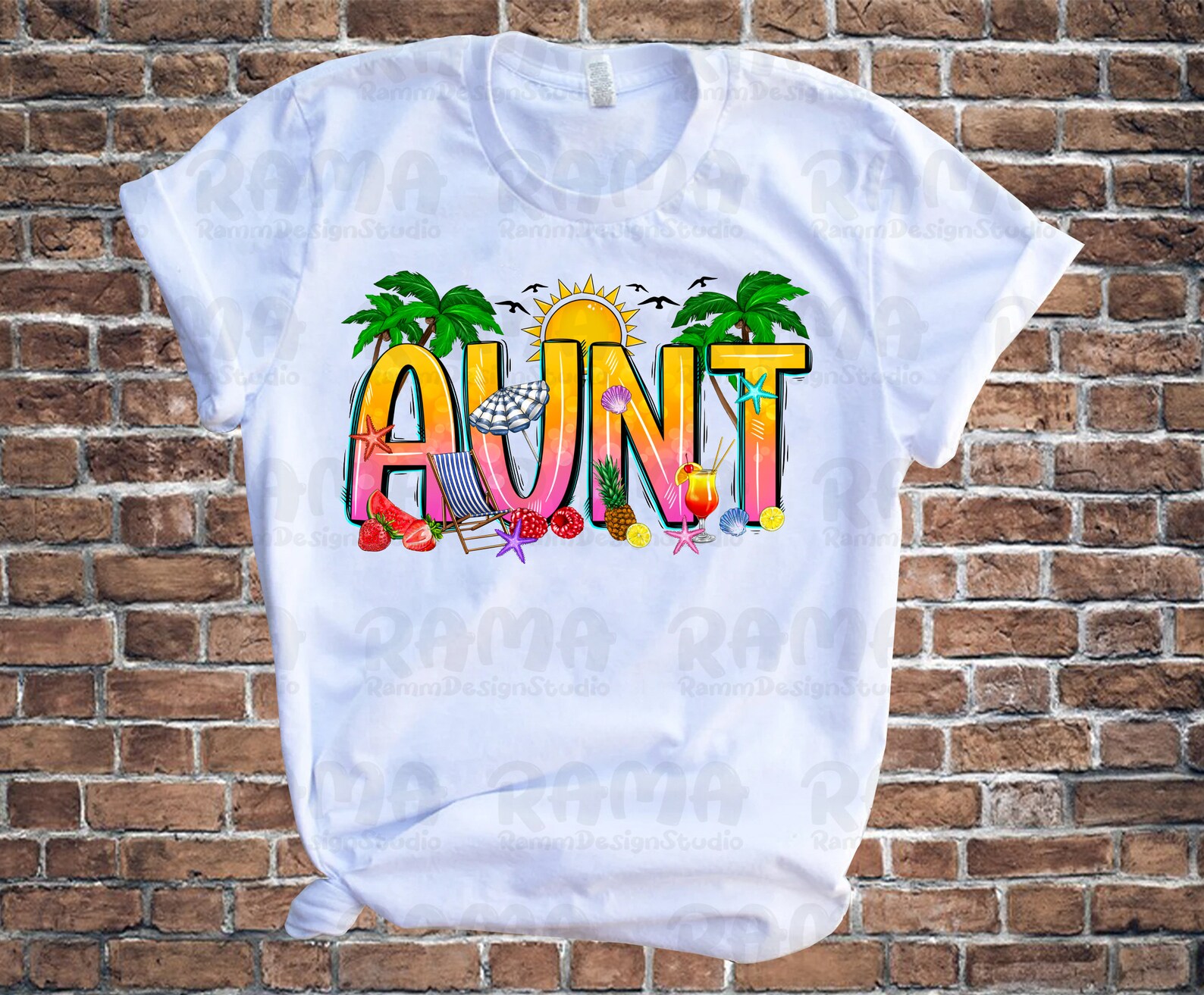 Summer Aunt Png Sublimation Design Download, Western Aunt Png, Summer ...