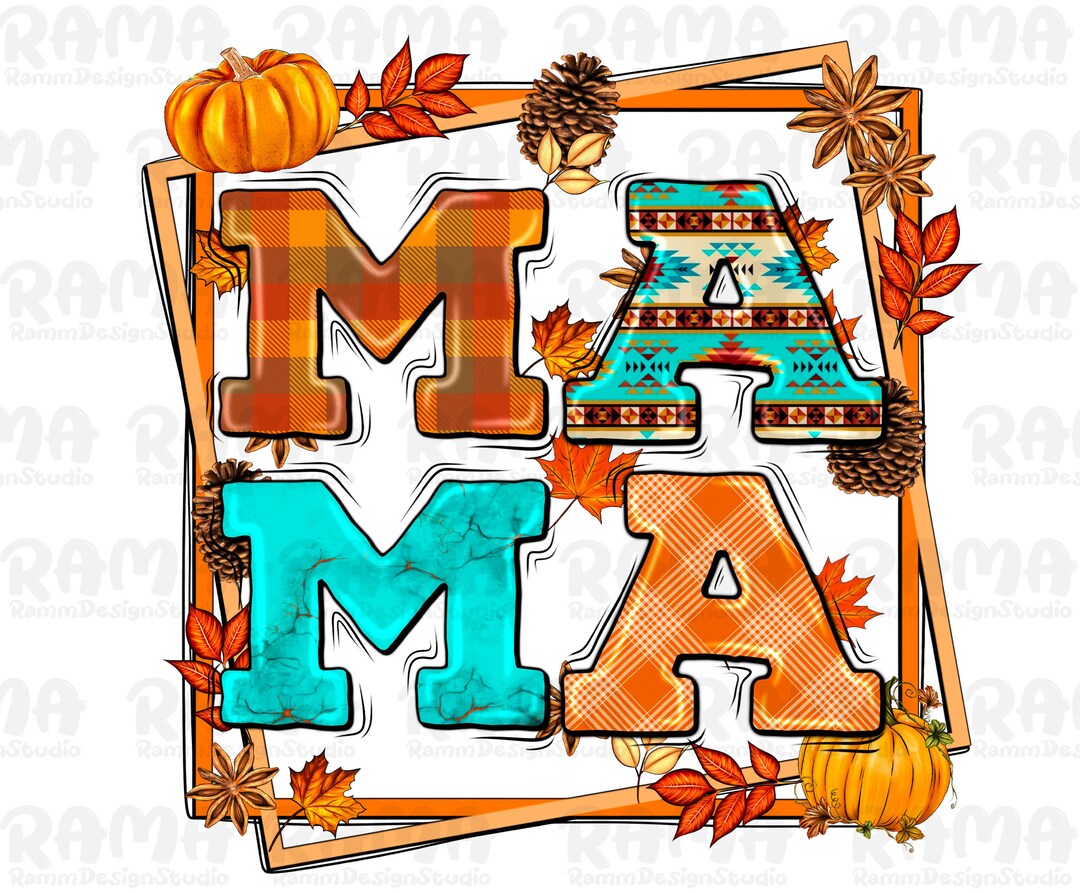 Fall Mama Png Sublimation Design, Thankful Mama Png, Autumn PNG, Fall ...