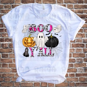 Boo Y'all PNG, Boo, Spooky Png, Sublimation Designs Downloads,halloween ...