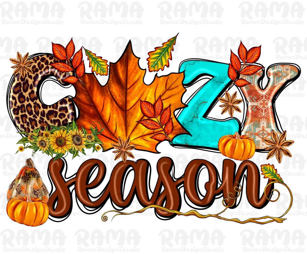 Cozy Season Png,hello Fall PNG, Fall, Pumpkin Season, Sublimation ...