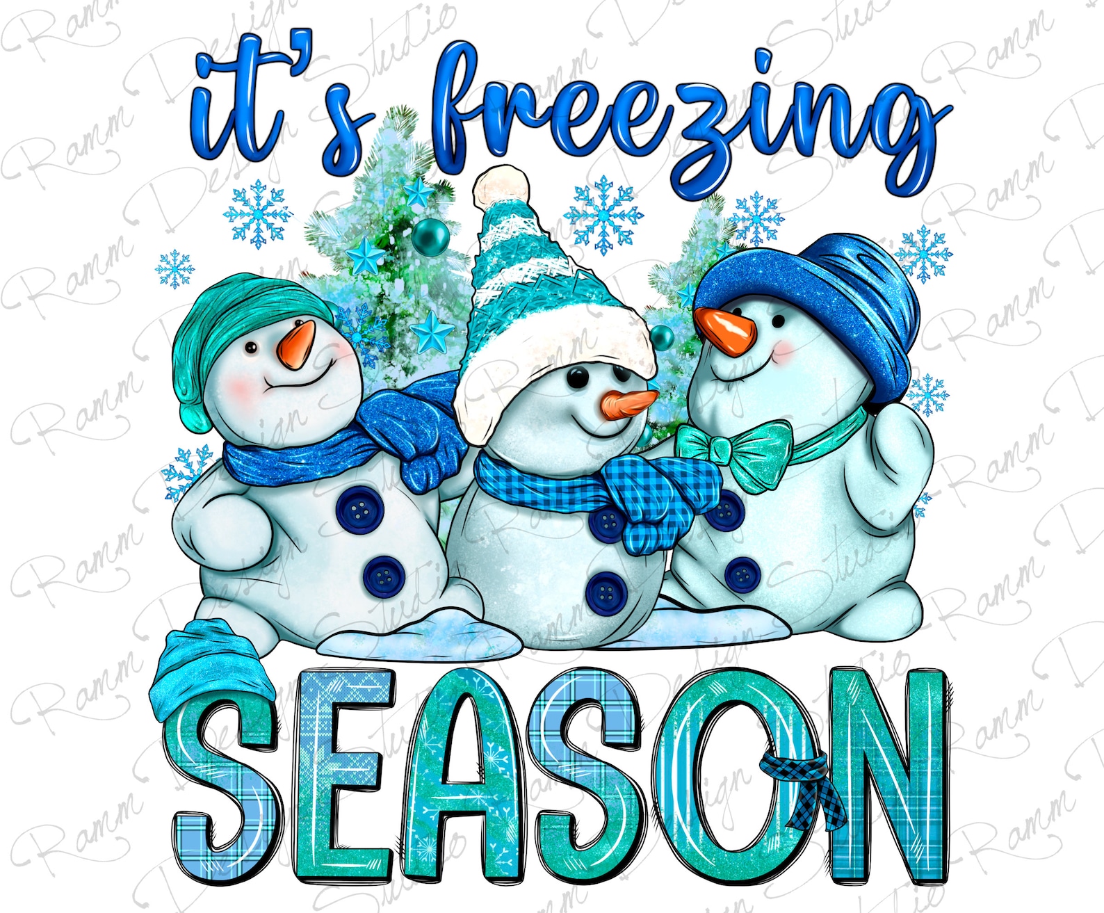 It's Freezin Season Png Sublimation Design It's - Etsy