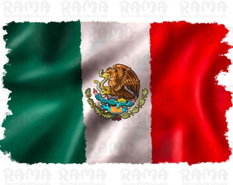 Mexican Flag Png Sublimation Design Download, Mexico Png, Mexicana Png, Mexico Flag Png Design ...
