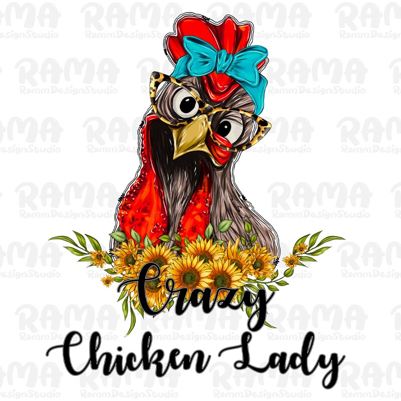 Crazy Chicken Svg - Etsy