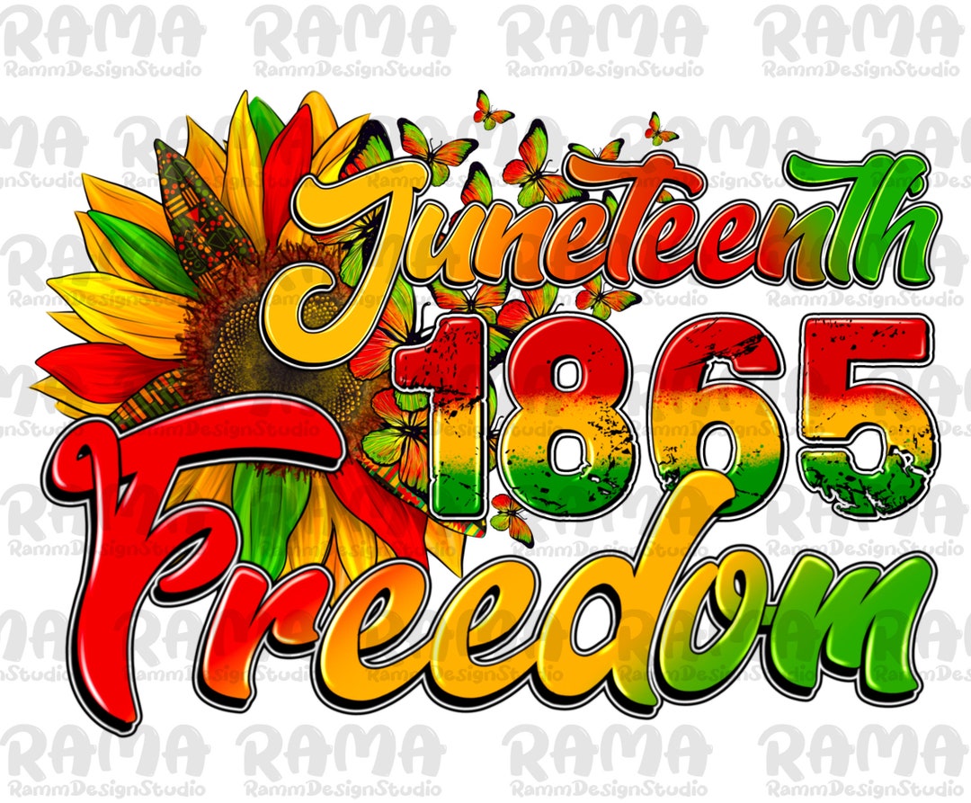 Juneteenth 1865 Freedom Sunflower Png, 1865 Png, Sunflower Leopard ...