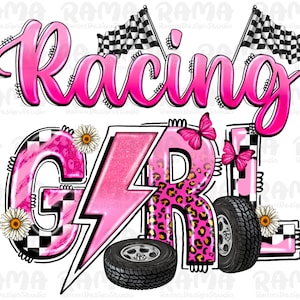 Racing Girl Png Sublimation Design Download, Race Sports Png, Racing ...