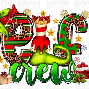 Christmas Elf Crew Png Sublimation Design Download, Christmas Png ...