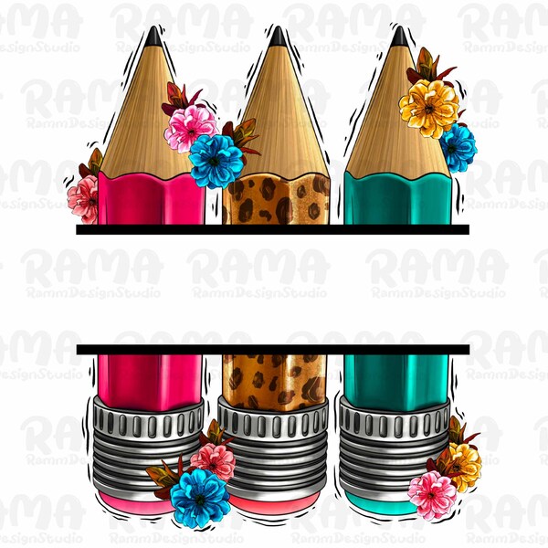 Sublimation Designs Pencils - Etsy