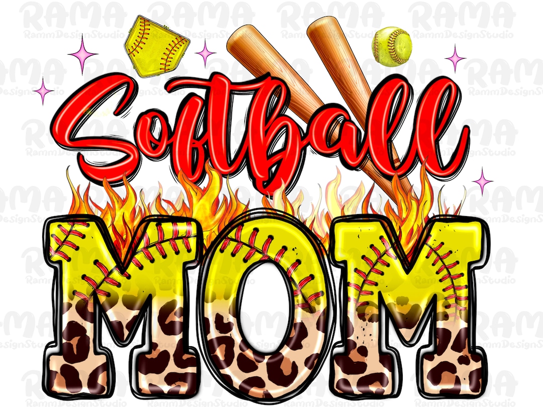 Softball Mom Png, Softball Mom, Softball Clipart, Transparent PNG File ...
