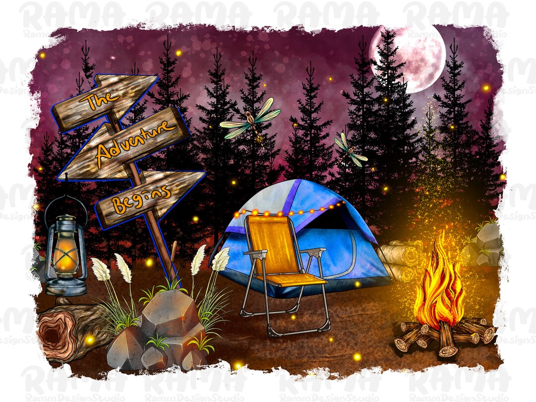 The Adventure Begins Png, camping Western Background Png, Camp Life Png ...