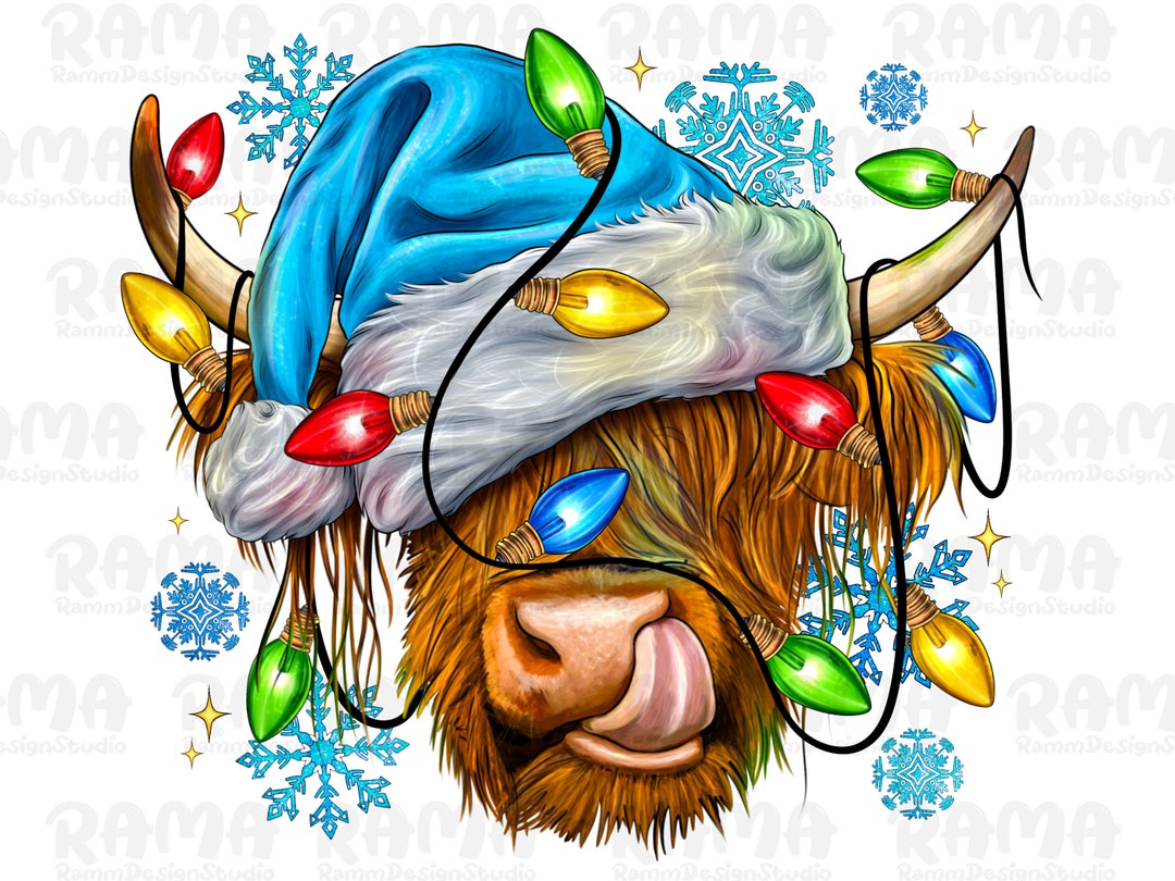 Snow Christmas Heifer Cow Png, Christmas Heifer Cow Png, Merry ...