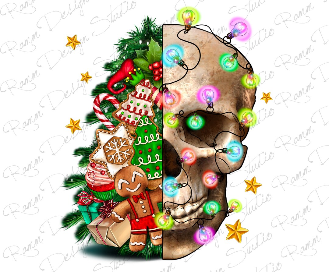 Skeleton Christmas Tree Png Sublimation Design,merry Christmas Png ...