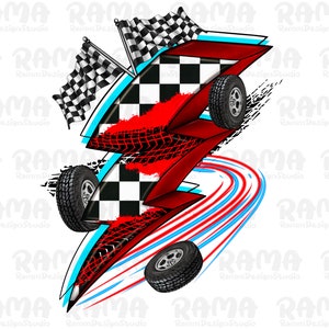 Racing Lightning Bolt Png Sublimation Design Download, Racing Sport Png ...