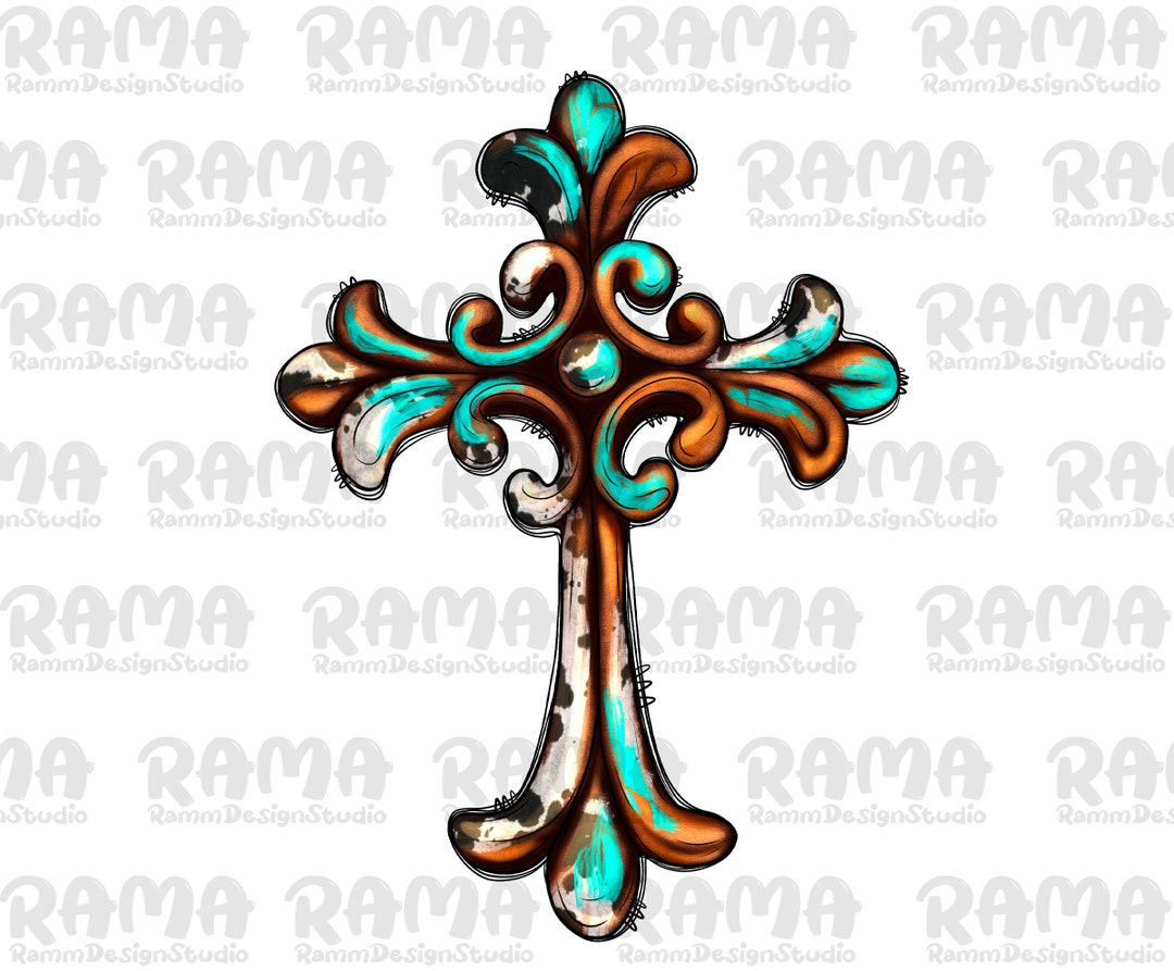 Western Cross Png Sublimation Design,jesus Png,god Png,faith Png,wester ...