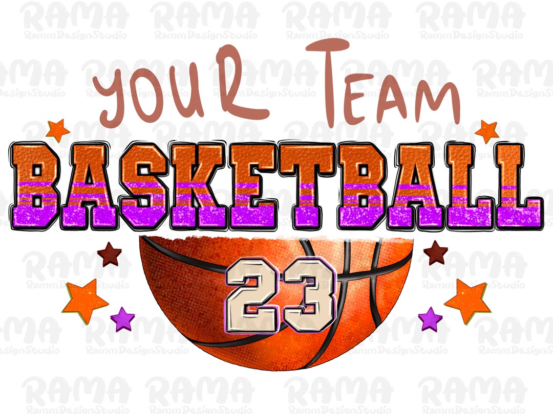 Basketball Team Png, Player Template, Basketball Sublimation ...