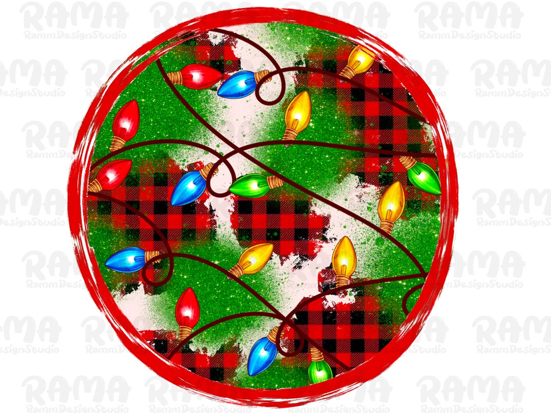 Christmas Lights Sublimation Png, Christmas Lights Png,christmas ...