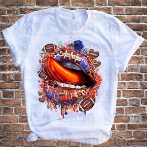 American Football Lips Png Sublimation Design Download, Football Game ...