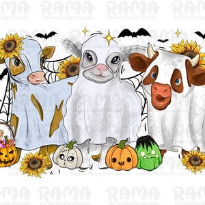 Halloween Cows PNG, Ghost Cows Png, Funny Cow Png, Funny Halloween Png ...