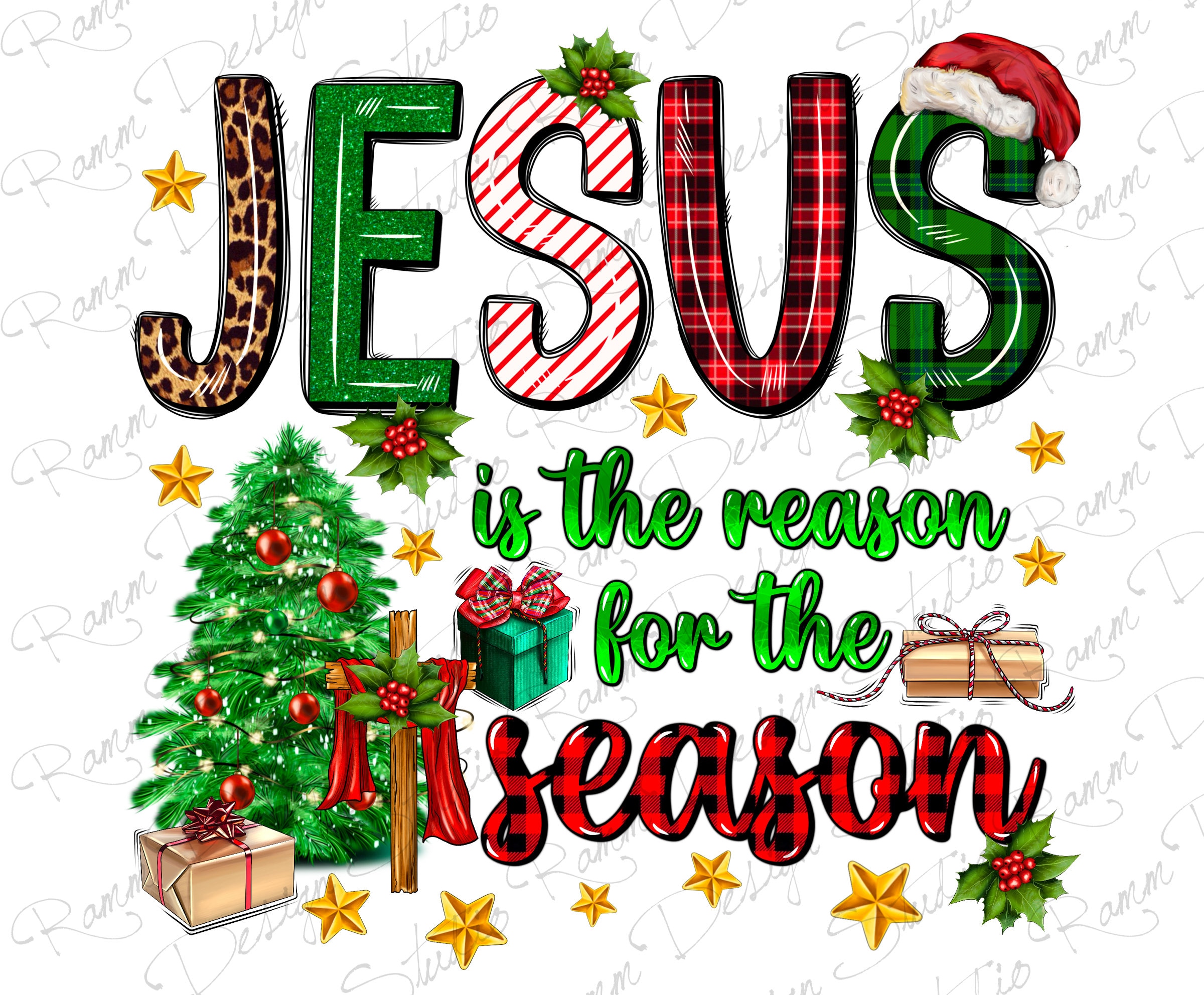 Jesus is the Reason for the Season Png Sublimation - Etsy
