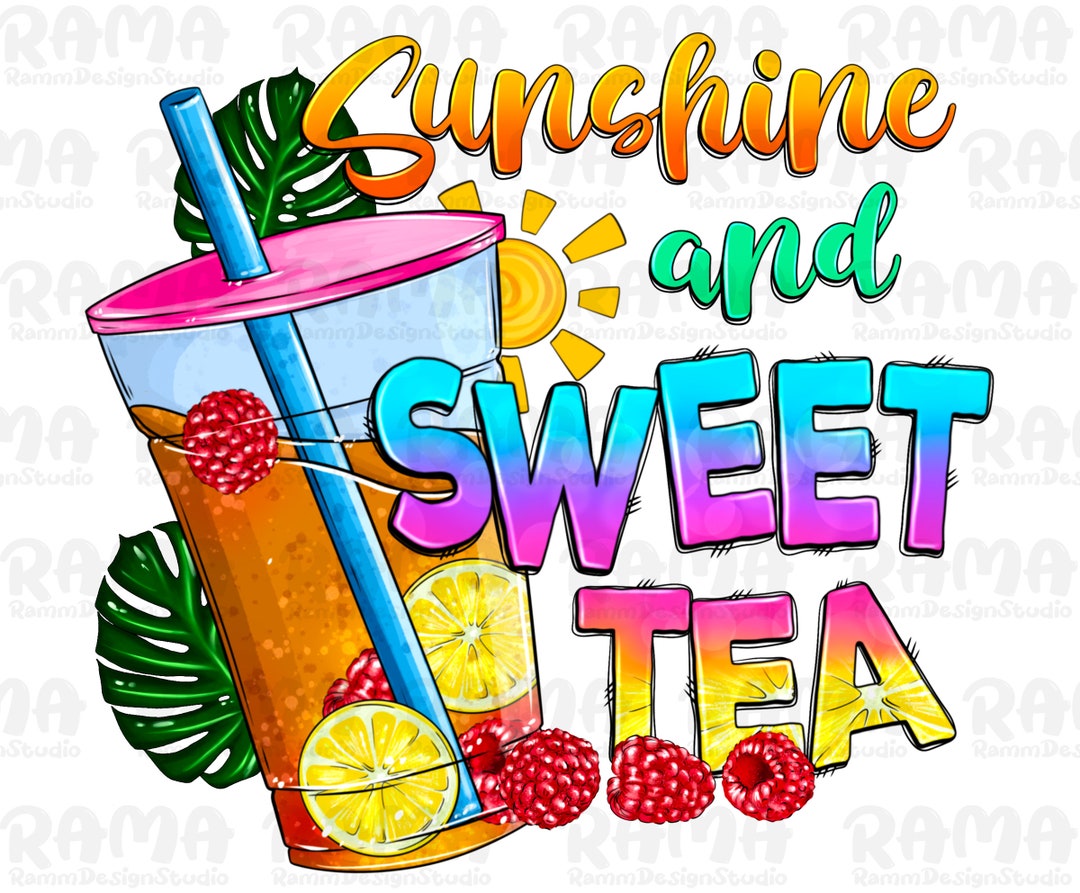 Sunshine and Sweet Tea Png, Digital Downloads, Tea, Beach, Sweet Tea ...