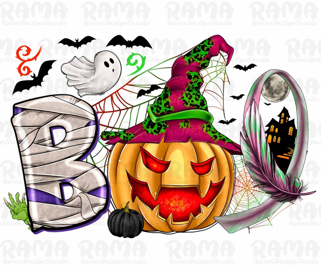 Halloween Boo Png, Halloween Png, Boo Png, Spooky Png, Halloween ...