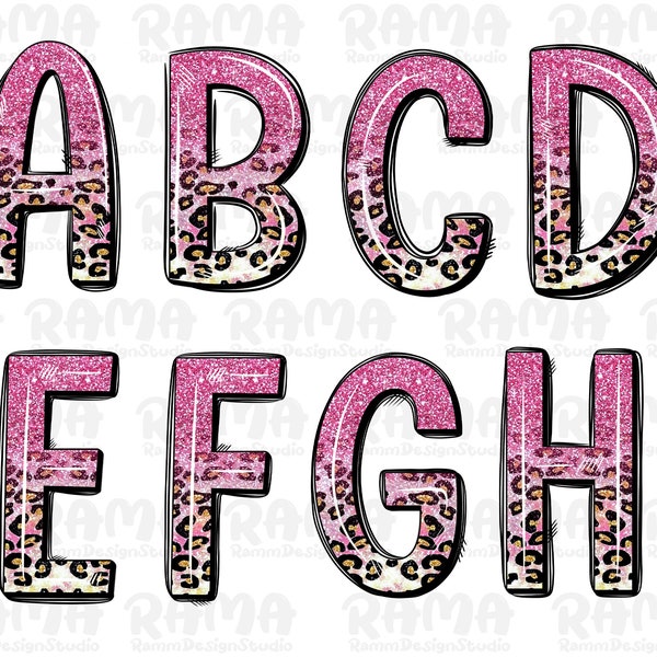 Animal Print Letters - Etsy