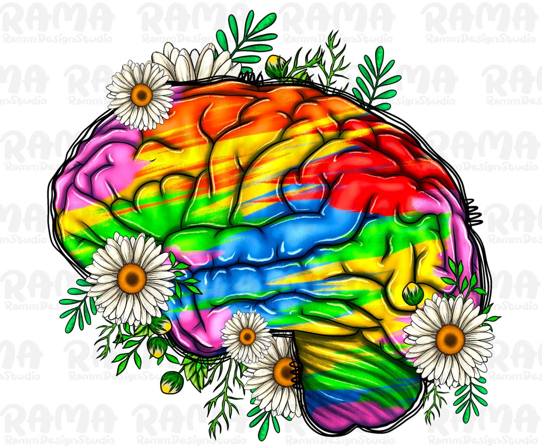 Autism With Brain Png Sublimation Design Download, Autism Awareness Png ...