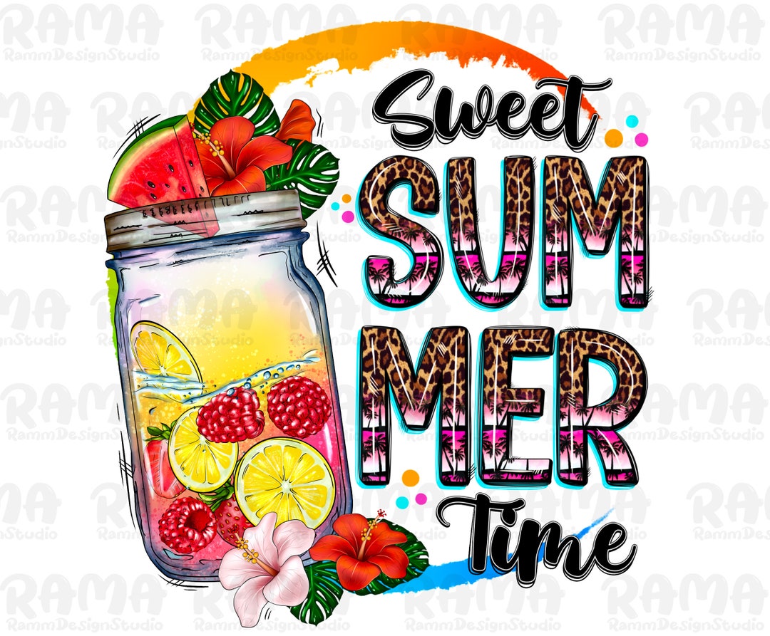 Sweet Summer Time Sublimation Design Downloads, Summer Sublimation ...