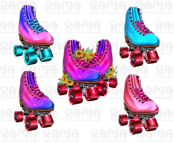 Clip Art Di Pattini A Rotelle A Colori Pattinaggio Artistico A Rotelle