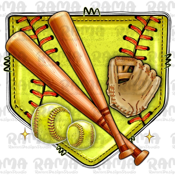 Softball Home Plate - Etsy