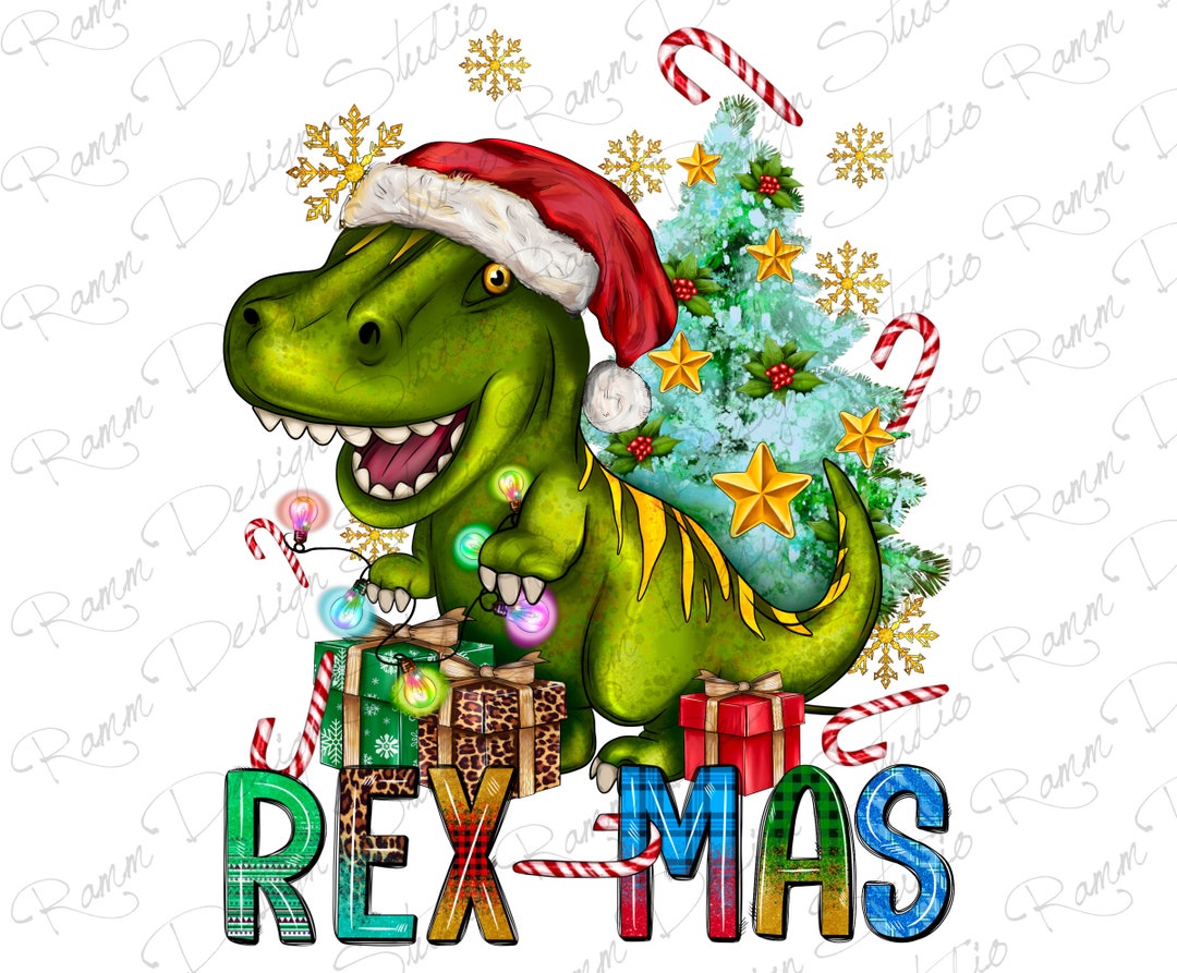 Christmas Rex-mas Png Sublimation Design, Merry Christmas Png,clipart T ...