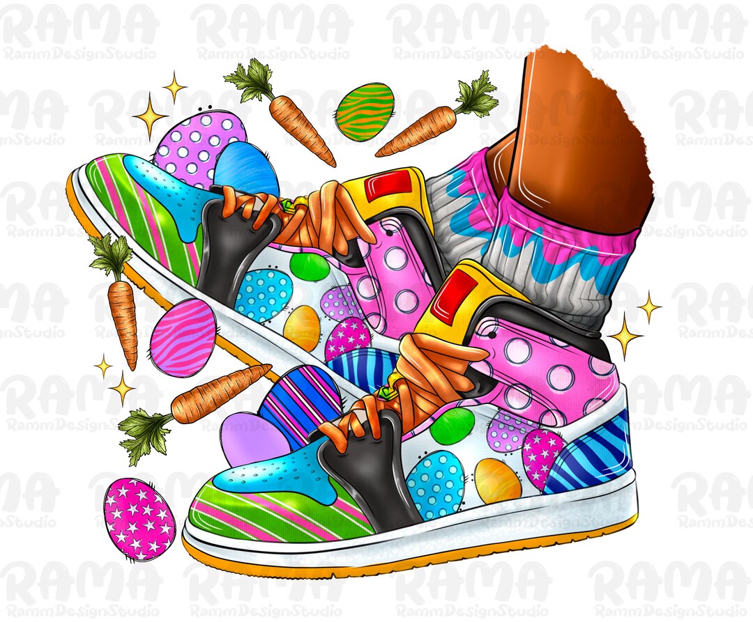 Sneaker Easter Png Sublimation Design, Easter Png, Sneaker Easter Png ...