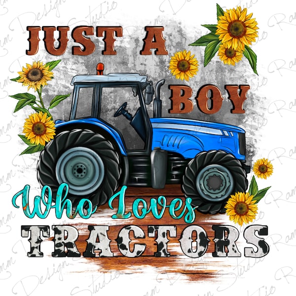 Just a Boy Who Loves Tractors - Etsy