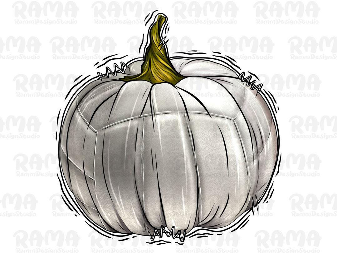 Volleyball Pumpkin Png Sublimation Design,fall Volleyball Pumpkin Png ...