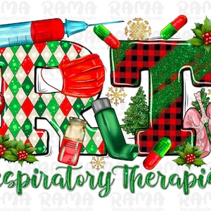 Respiratory Therapist Christmas Png,nurse Png,respiratory Therapy ...