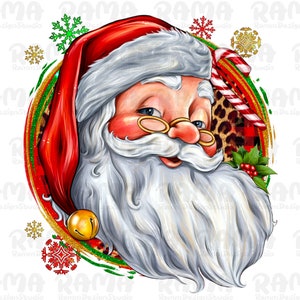 Santa Claus Png Sublimation Design Download, Merry Christmas Png ...