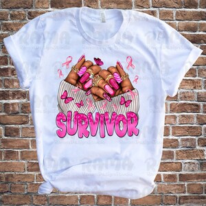 Survivor Afro Woman Nails Cancer Png, Breast Cancer,survivor Cancer Png ...