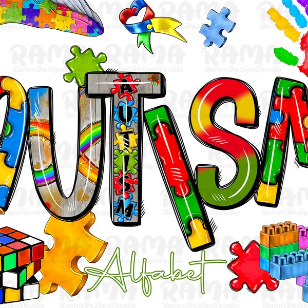 Autism Logo - Etsy