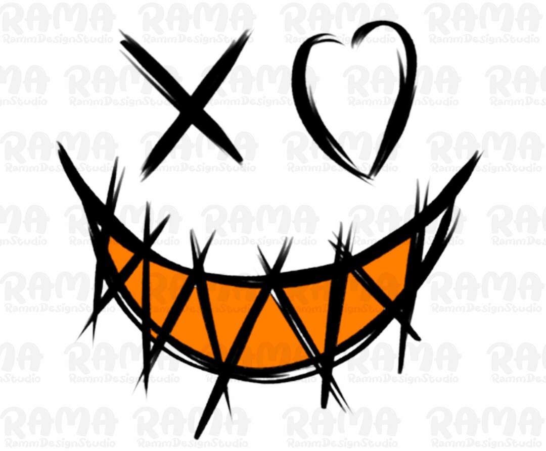 Scary Face Png Sublimation Design, XO Face Png, Horror Png, Ghost Face ...