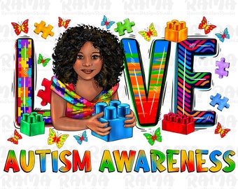 Totally Au-some Black Girl Png Sublimation Design Download, Autism ...